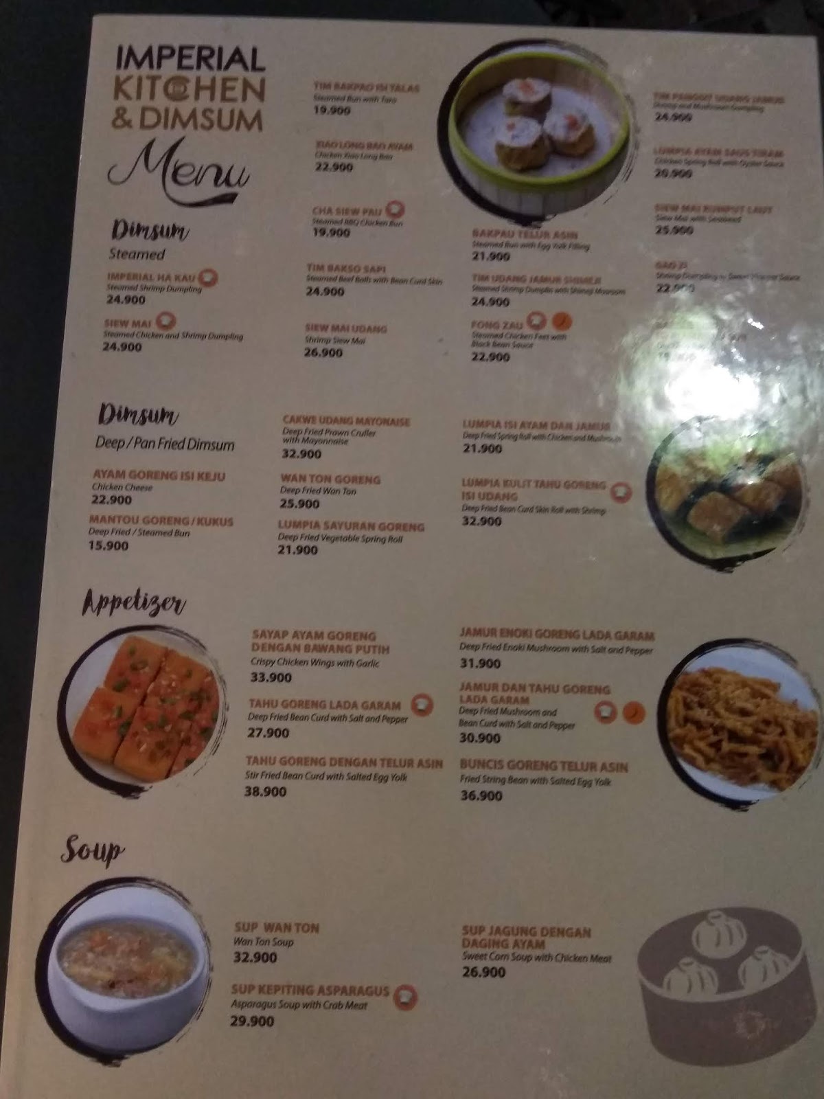 Imperial Kitchen & Dimsum (Tangerang); Masakan Oriental Dengan Rasa Otentik