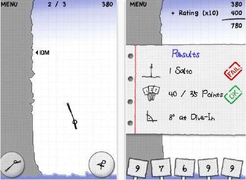 Stickman Cliff Diving | Galaxy Y Buddies