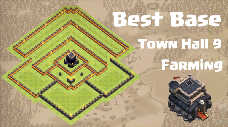 Xếp nhà chính Hall 9 thủ cướp hắc tiên dược | Best Farming base Hall 9 ...