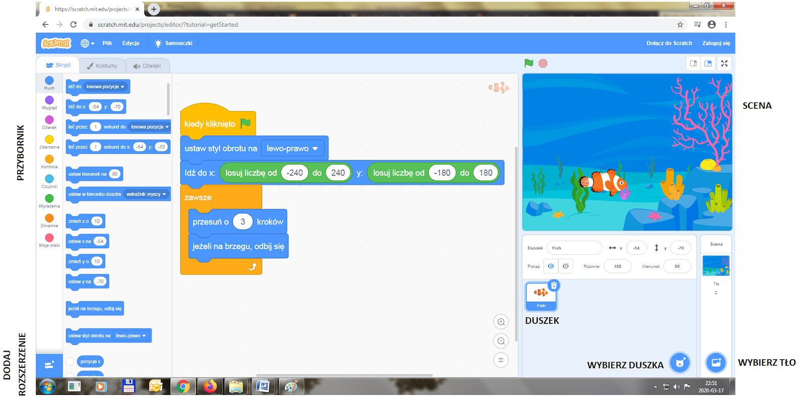 "Koduj z Klasą" w 30 z Lublina: Nauka programowania w Scratch - 2020