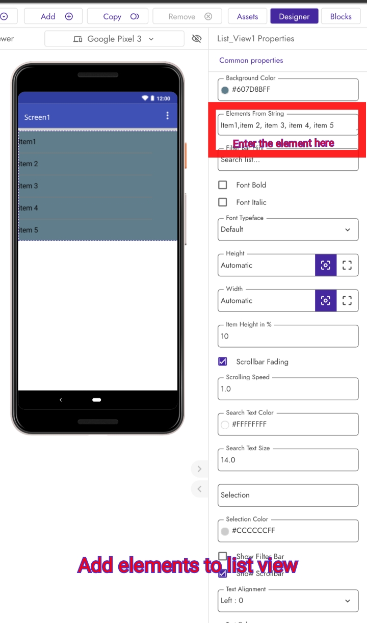 Adding List view to App - Kodular tutorial