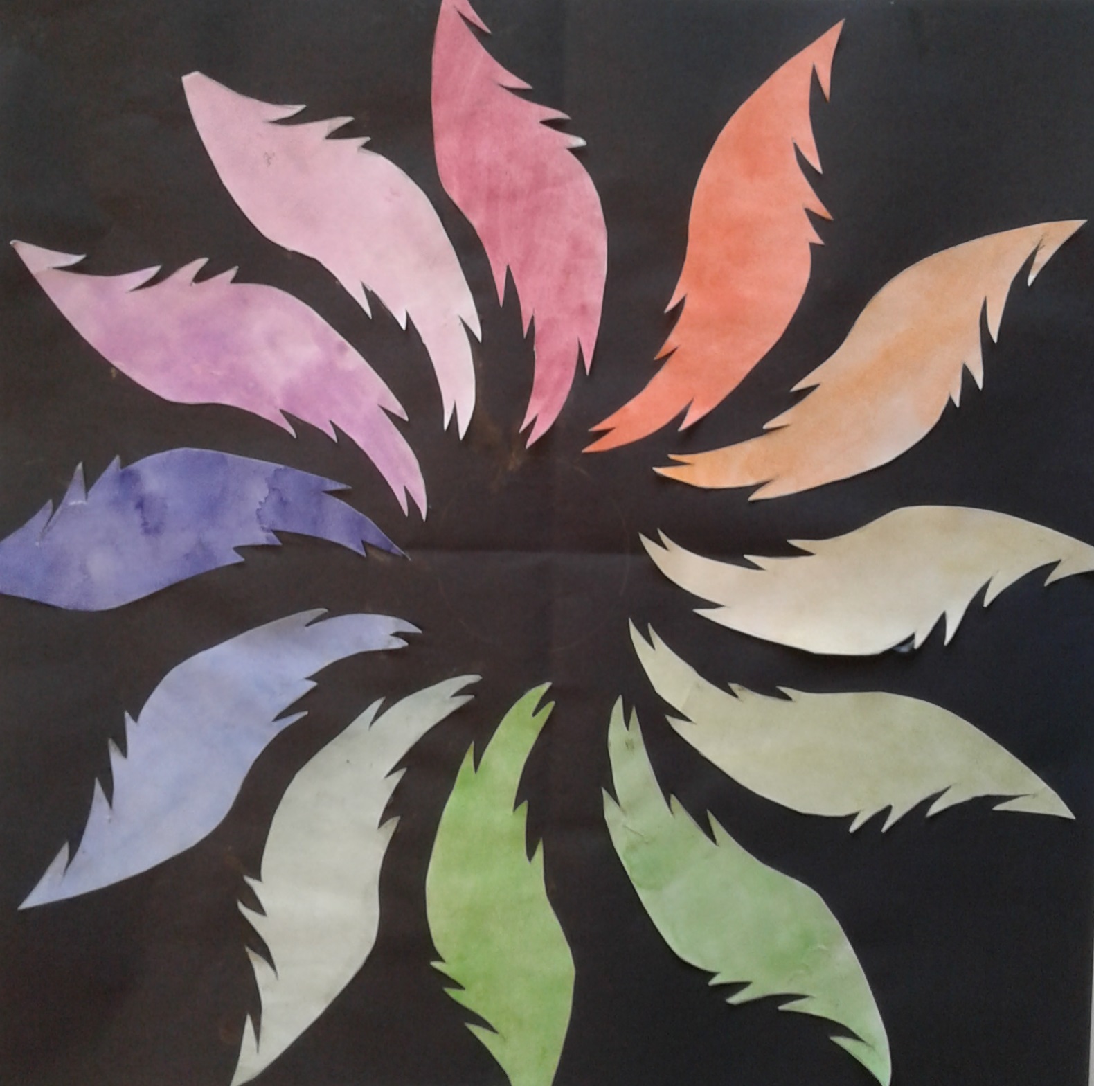 a faithful attempt: Personalized Colour Wheel Paintings