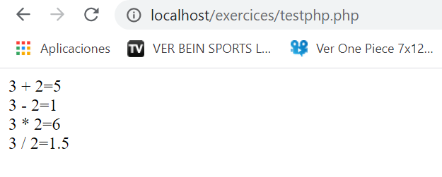 Operadores Aritméticos en PHP ~ TECNOLOGIA FULL