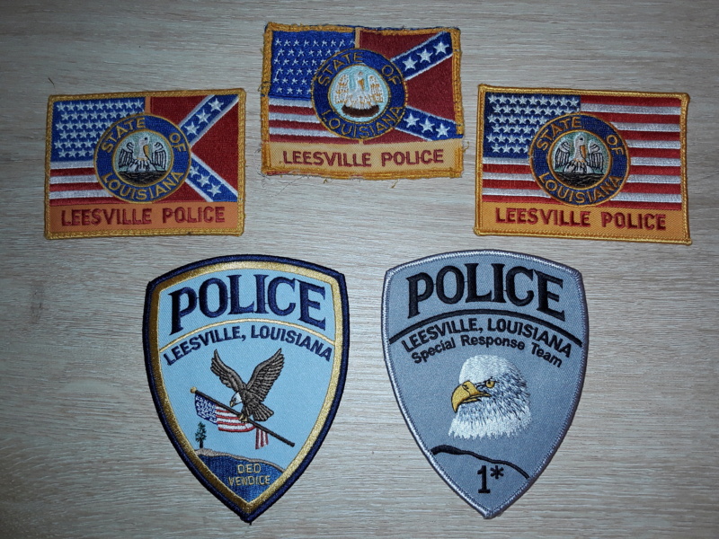 Louisiana Police Patches Collector: Police Dept patches