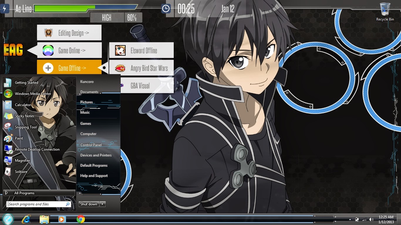 Rainmeter skins anime skins - mazicon