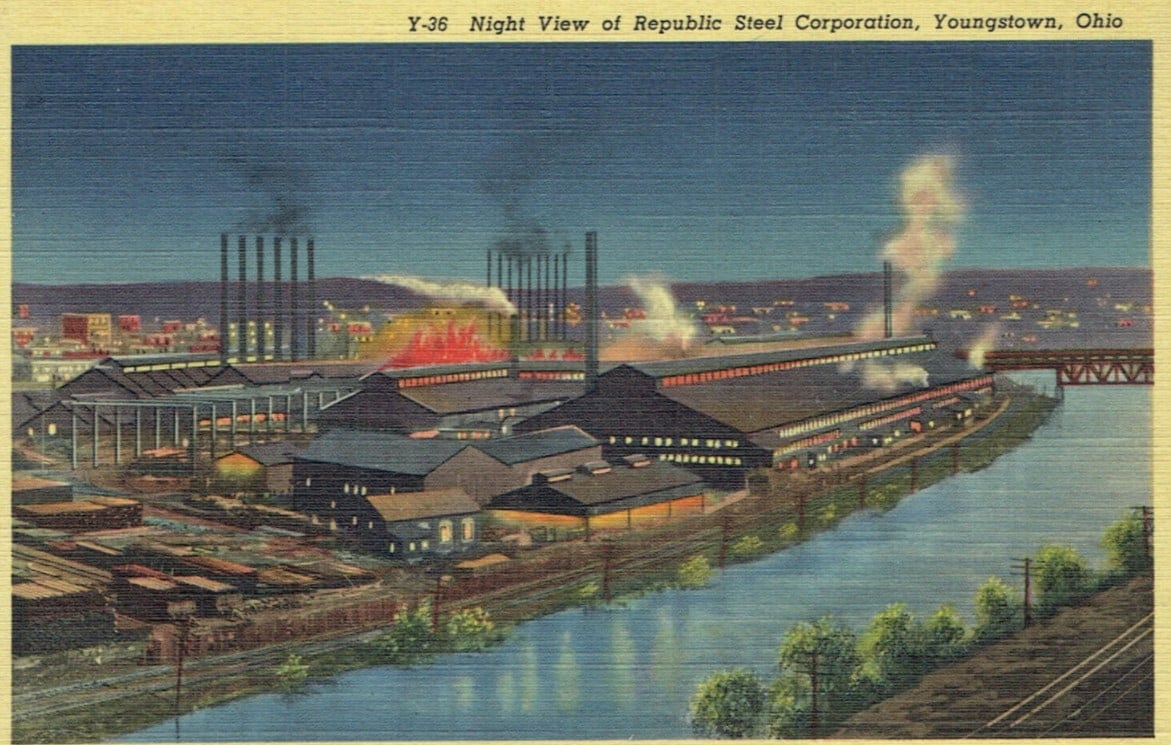 Towns and Nature: Youngstown, OH: Industrial Heritage of Steel Making ...