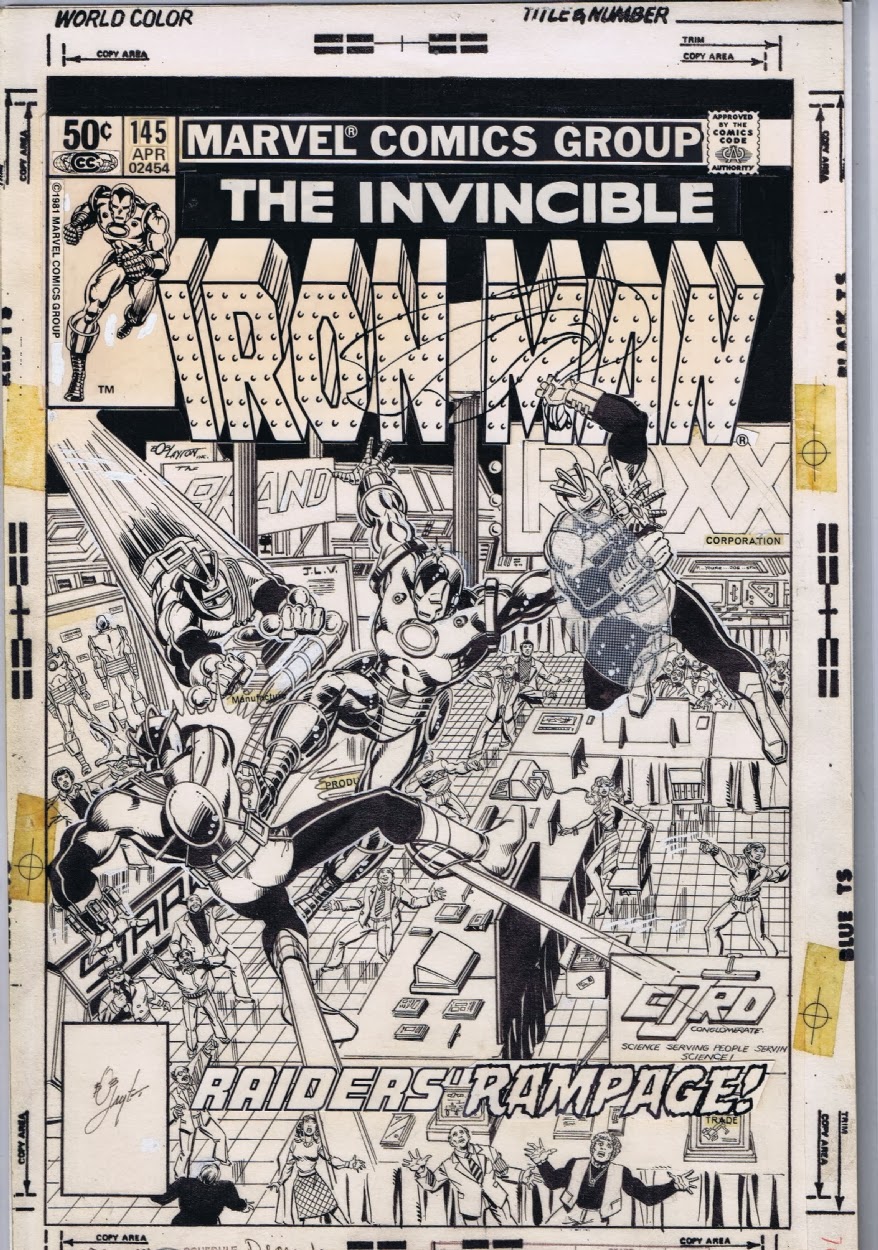 Marvel Comics of the 1980s: 1981 - Anatomy of a cover - Iron Man #145