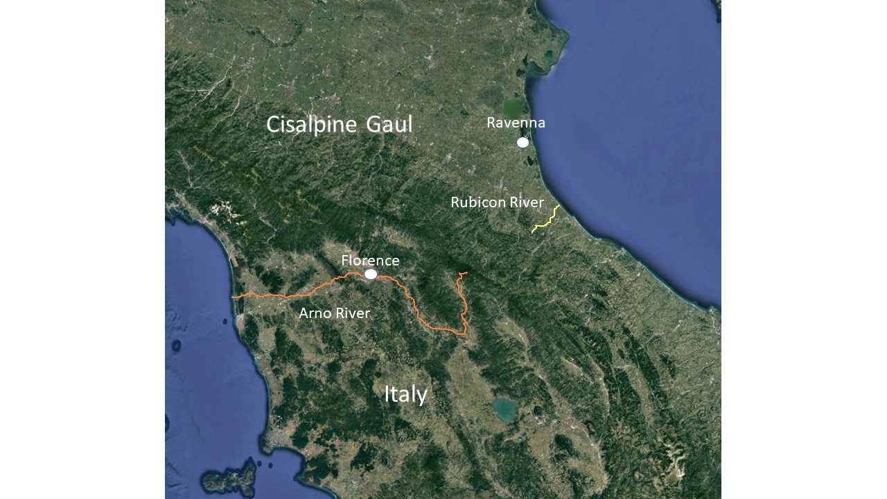 Mike Anderson's Ancient History Blog: Crossing the Rubicon