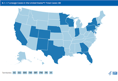 Avian Flu Diary: CDC: Updated COVID Variant Detections In The United ...