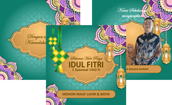 Free 5 Template Animasi Video Ucapan Idul Fitri 1442 H dan Cara Editnya ...