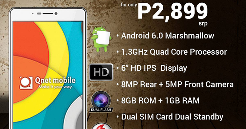 Qnet Mobile Matrix Is A Promising 6 Inch HD Phablet Under PHP 3K!