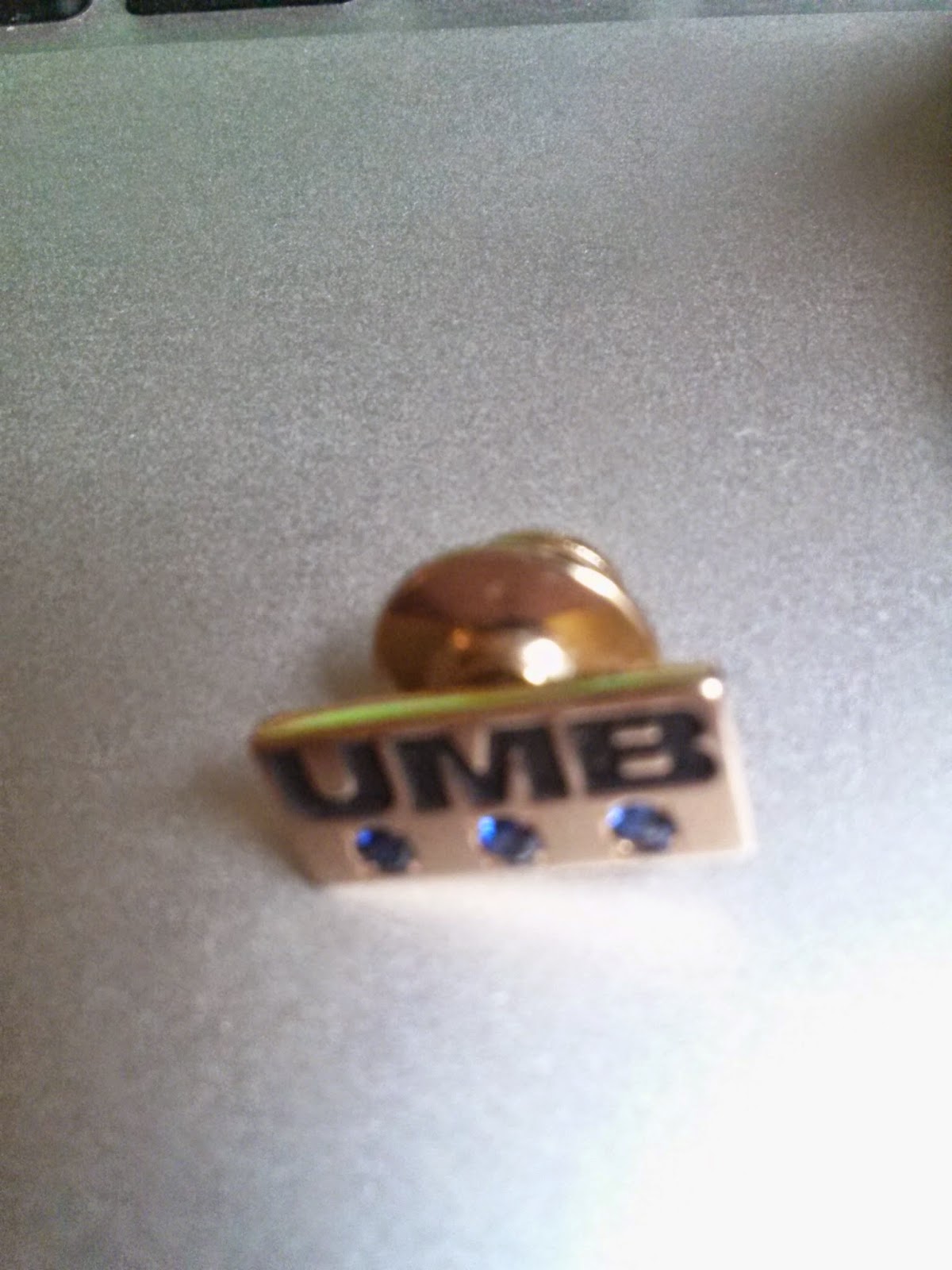For Sale: UMB 10K EMB CTO Gold Service Pin