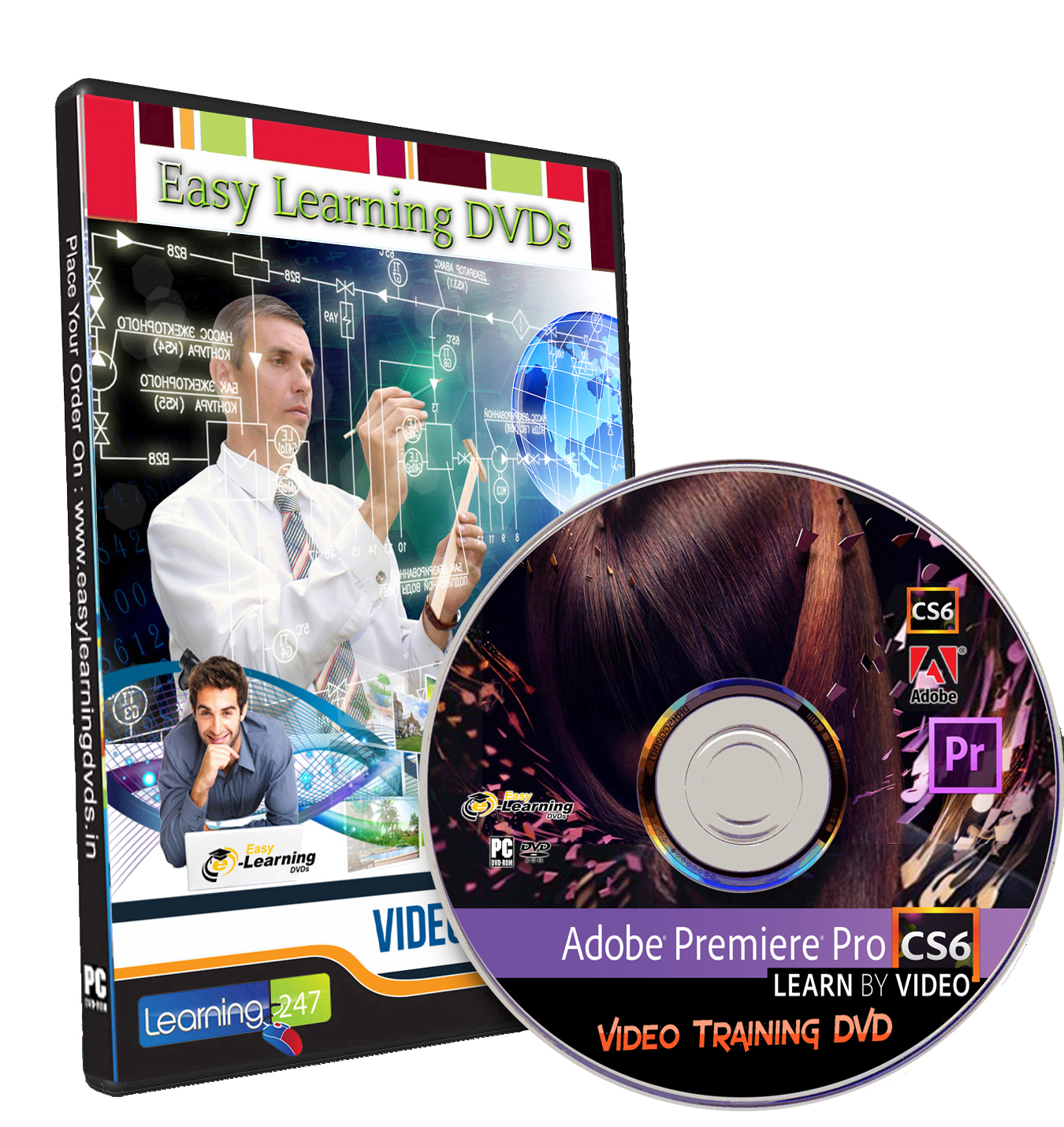Easy Learning DVDs: Adobe Premiere Pro CS6 Learn by Video Tutorial ...