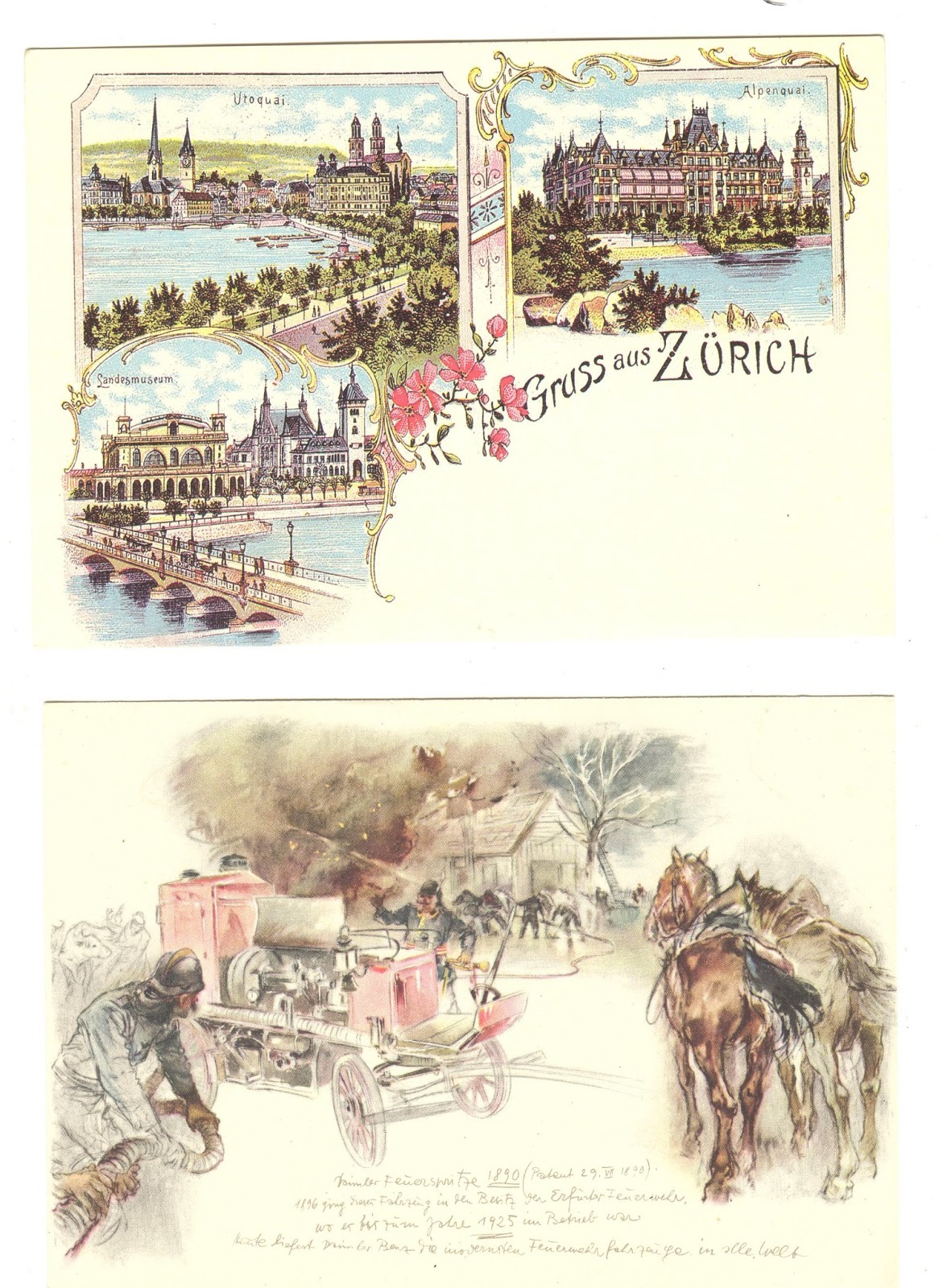 Judy's Postcards Plus: Postcards with lovely Artwork, Mercedes Benz and ...