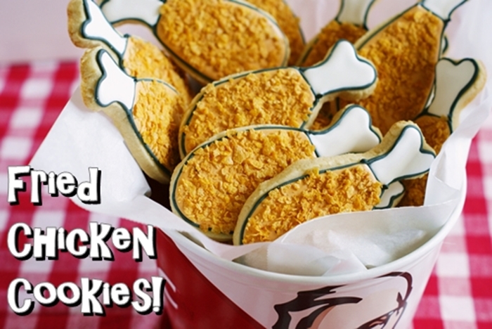 Desserts for Dudes : Fried Chicken Cookies ! | Bake at 350°