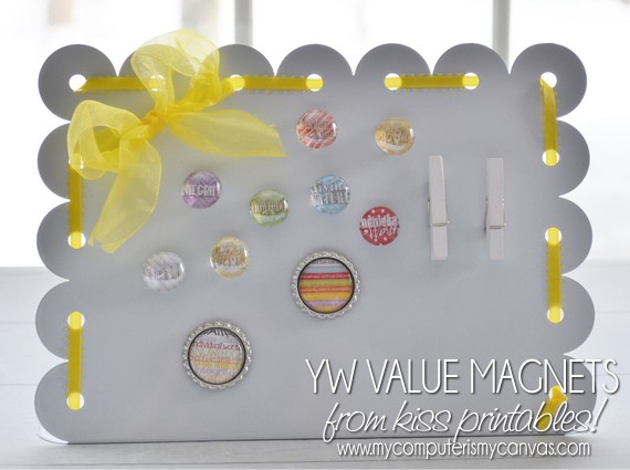 Make Magnets with KISS Printables! - My Computer is My Canvas