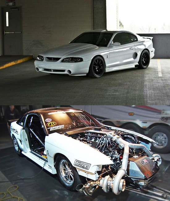 MUSCLE CAR COLLECTION : Modification : Ford Mustang SN 95 With Twin ...