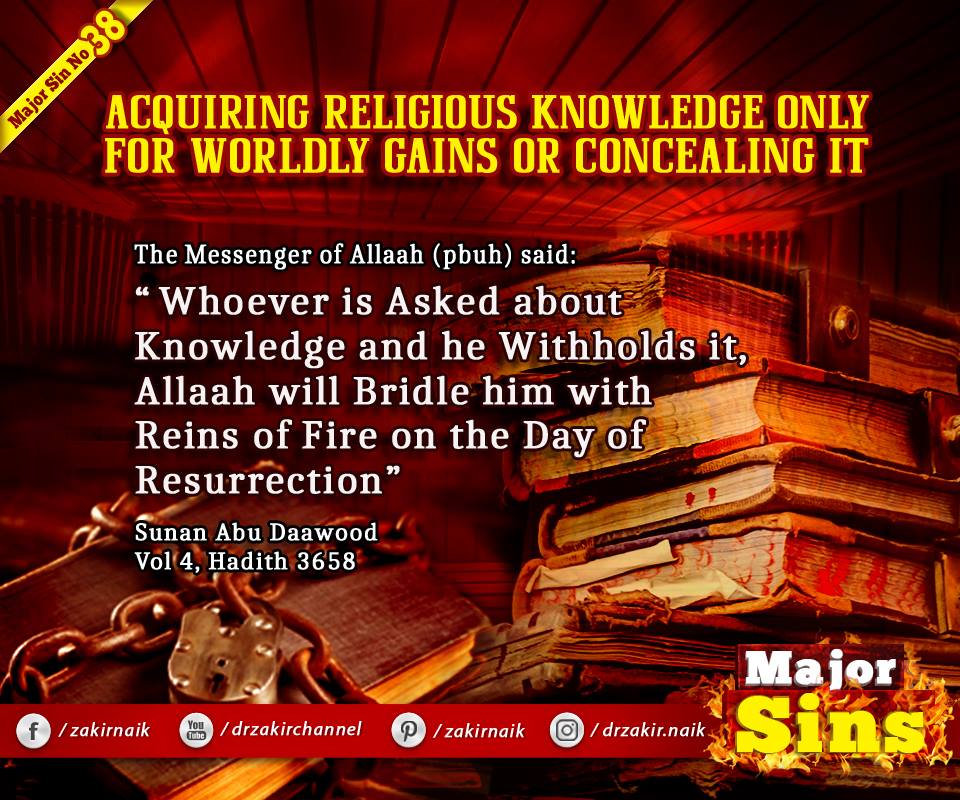 70 Major Sins | Kabira Gunah