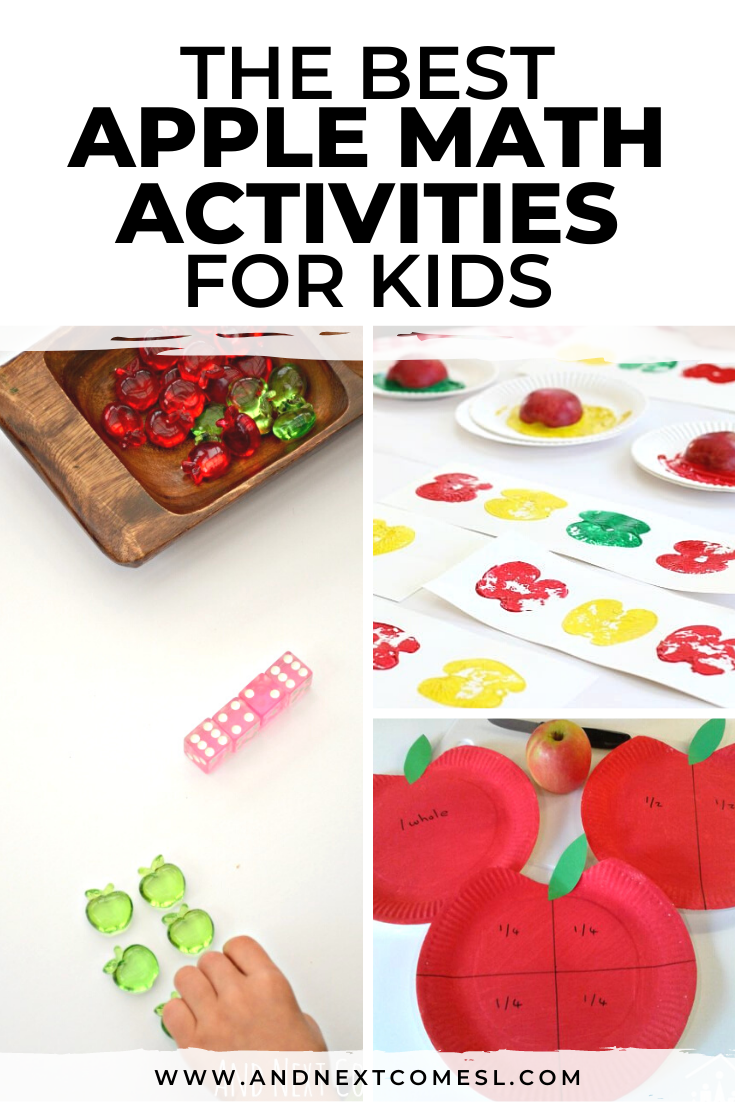 10 Apple Math Activities for Kids | And Next Comes L - Hyperlexia Resources