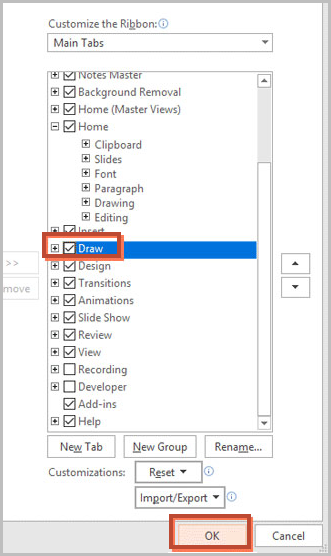 Luc's PowerPoint blog: Use the ruler in the drawing tab in PPT 2019