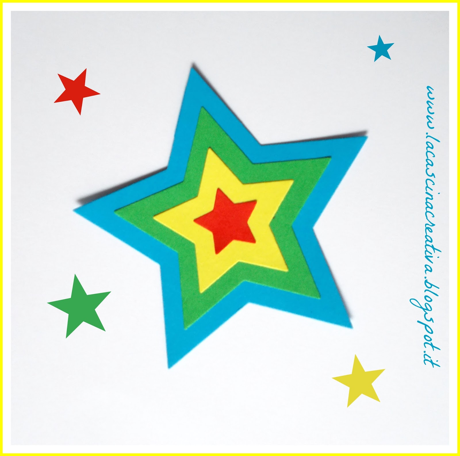la cascina creativa: Stelle colorate
