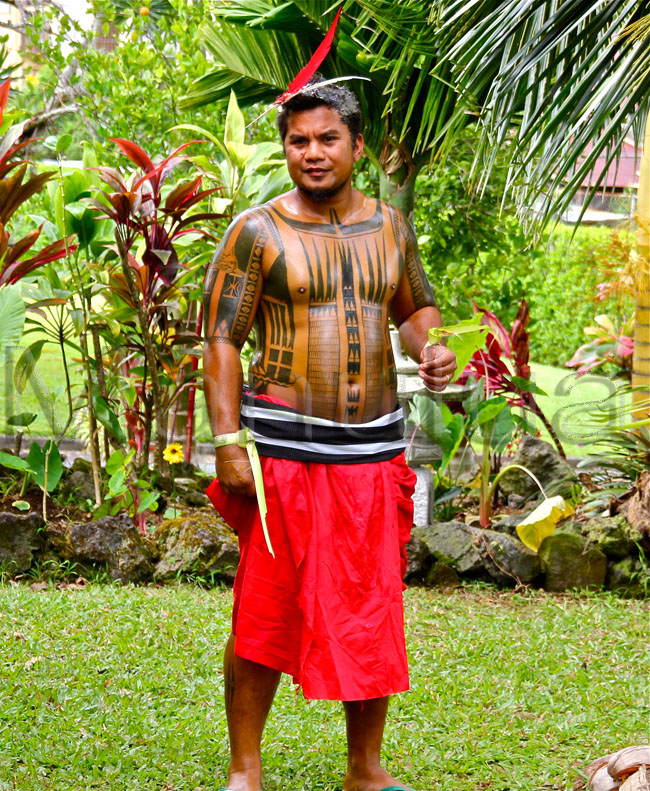 Traditional Tongan Tattoo