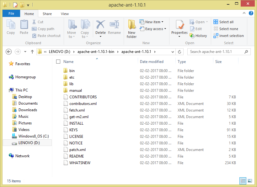 Knowledge Set Environment Variable For Apache Ant