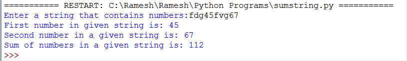 PYTHON PROGRAMS - RAMESH'S BLOG