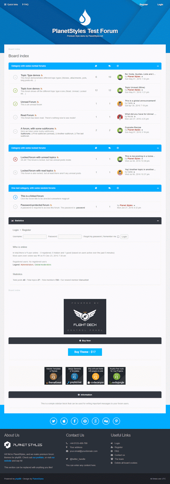 Best responsive phpBB Themes for 2017 - Lifetime Designer
