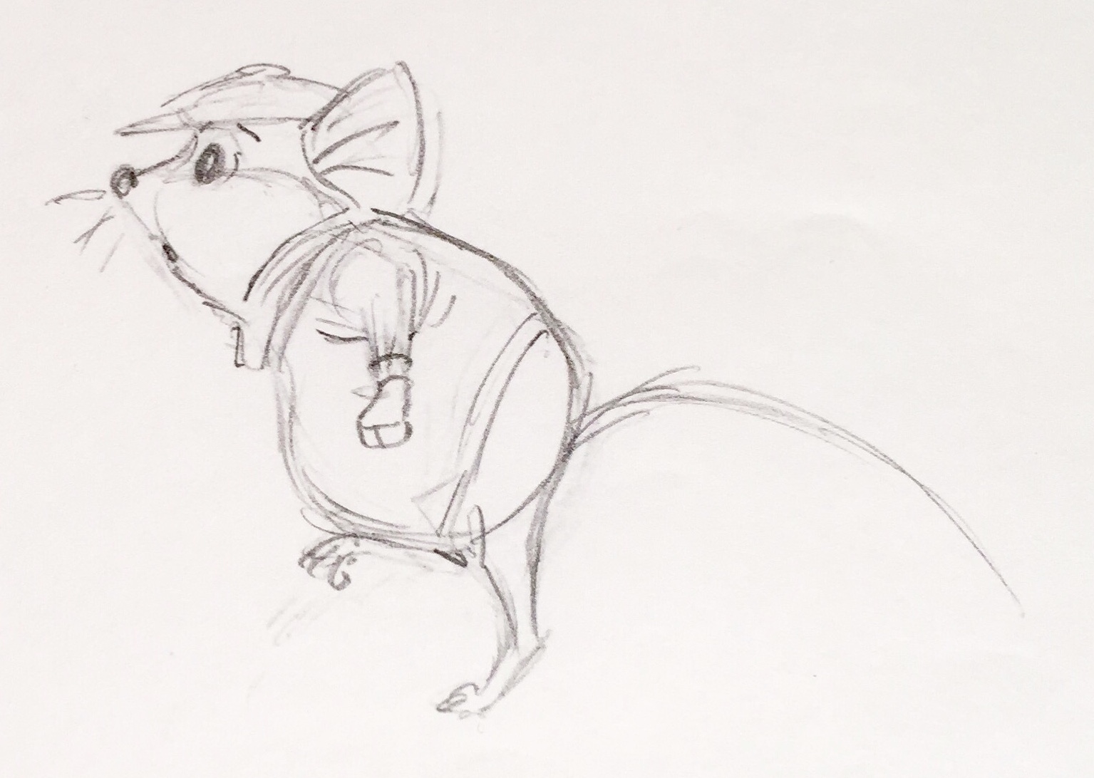 Animation Collection: Original Production Animation Drawing of Bernard ...