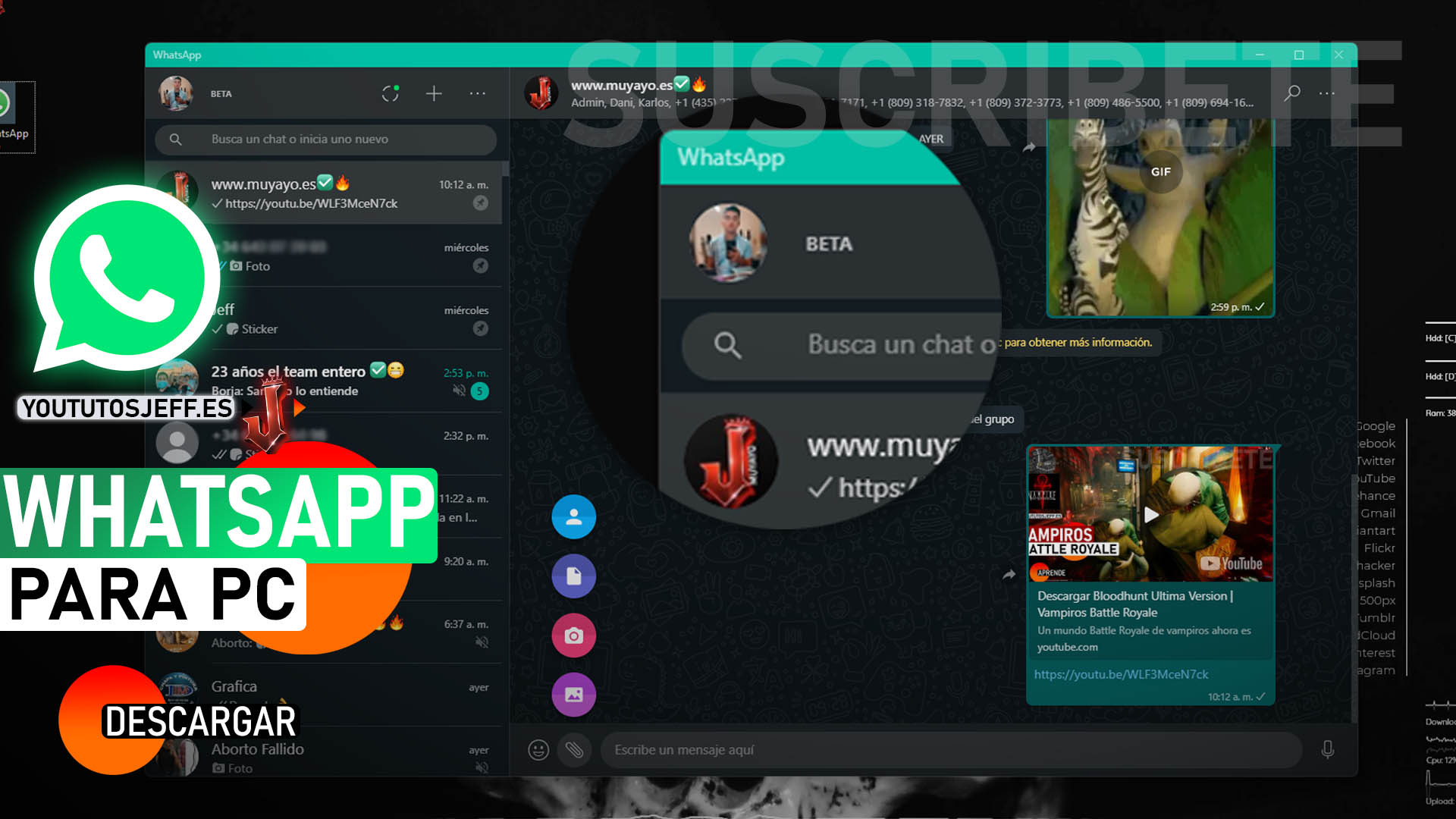 Instalar WHATSAPP para PC