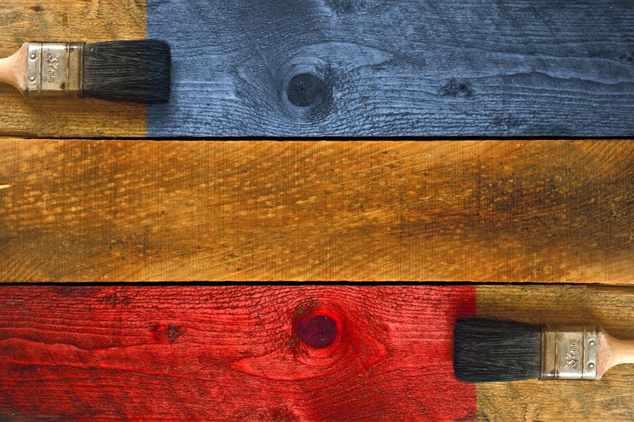Tipos de tintes para madera