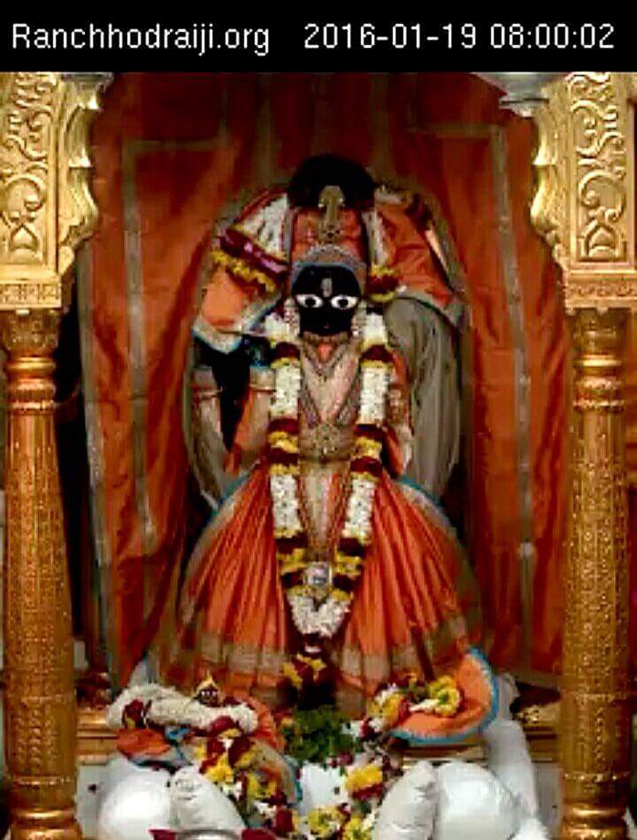 Ranchod Rai Ji Tample in Dakor Gujarat India-Live Darshan