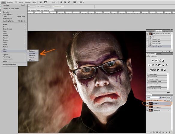 Create Photo Scary Effects