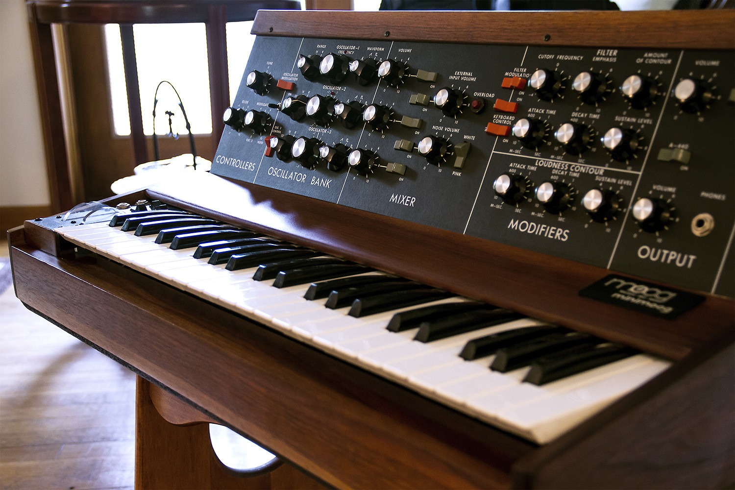 MATRIXSYNTH: 1970's Moog Minimoog Model D with Moog 1125 Sample & Hold
