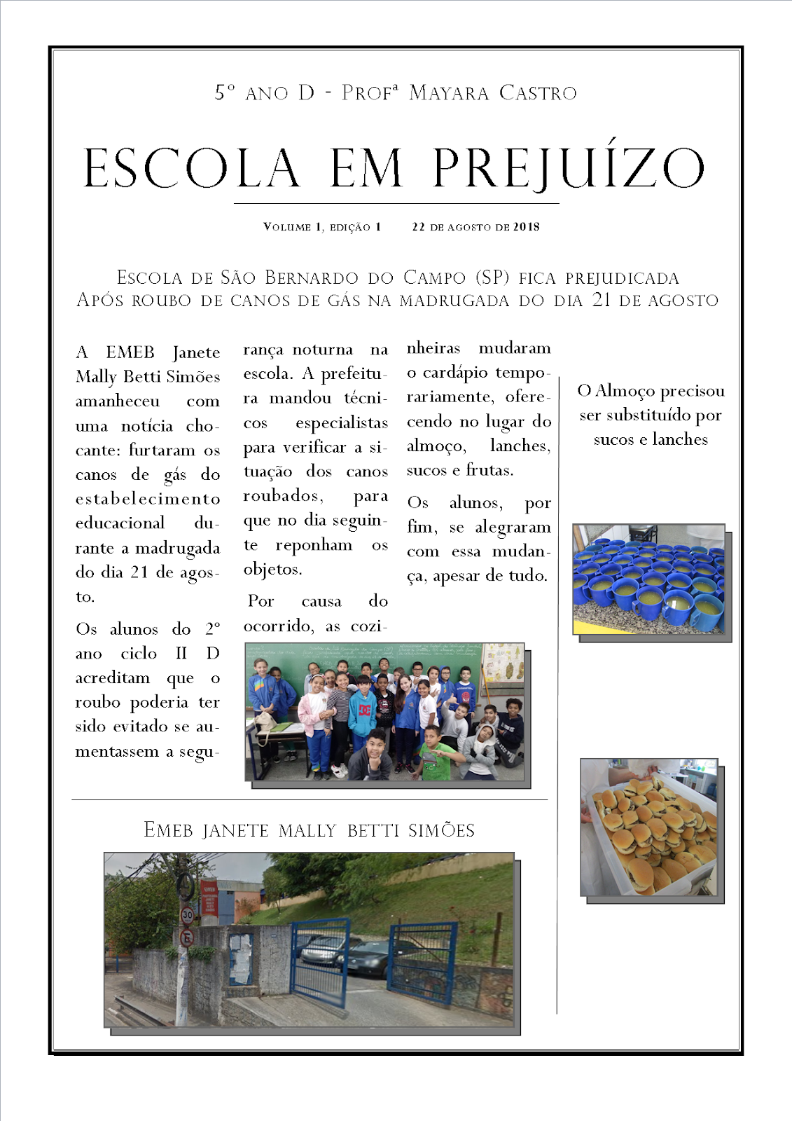 Pequenas Noticias Para Trabalhar Em Sala De Aula - FDPLEARN