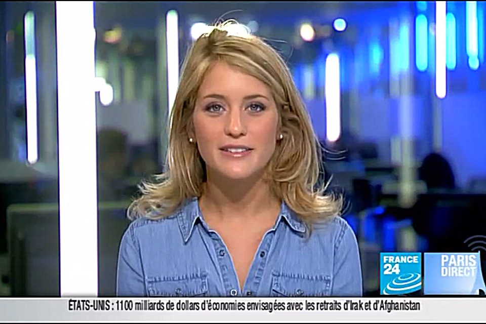 vuesalatele: 2011 09 19 @06H30 - PAULINE PACCARD - FRANCE 24 - LE JOURNAL