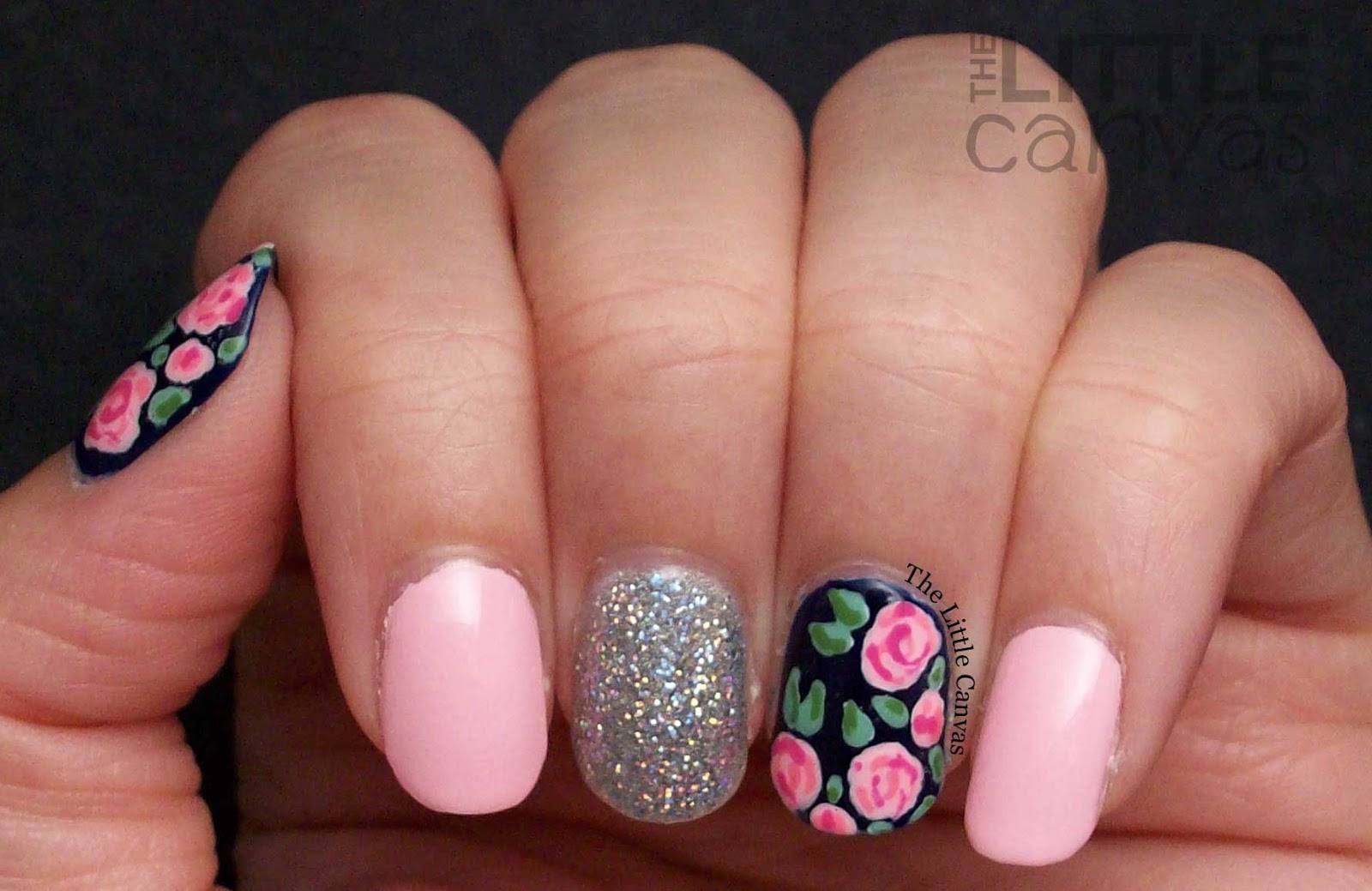 The One With the Roses Feat. Serendipity Polish! - The Little Canvas