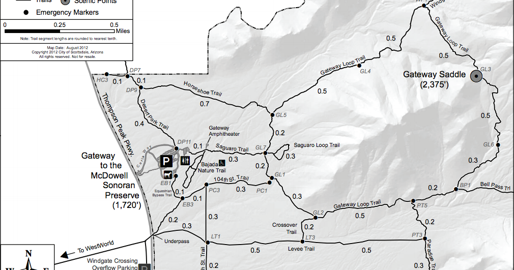 Hundewanderer.com: Hiking: McDowell Sonoran Preserve, Gateway Loop Trail