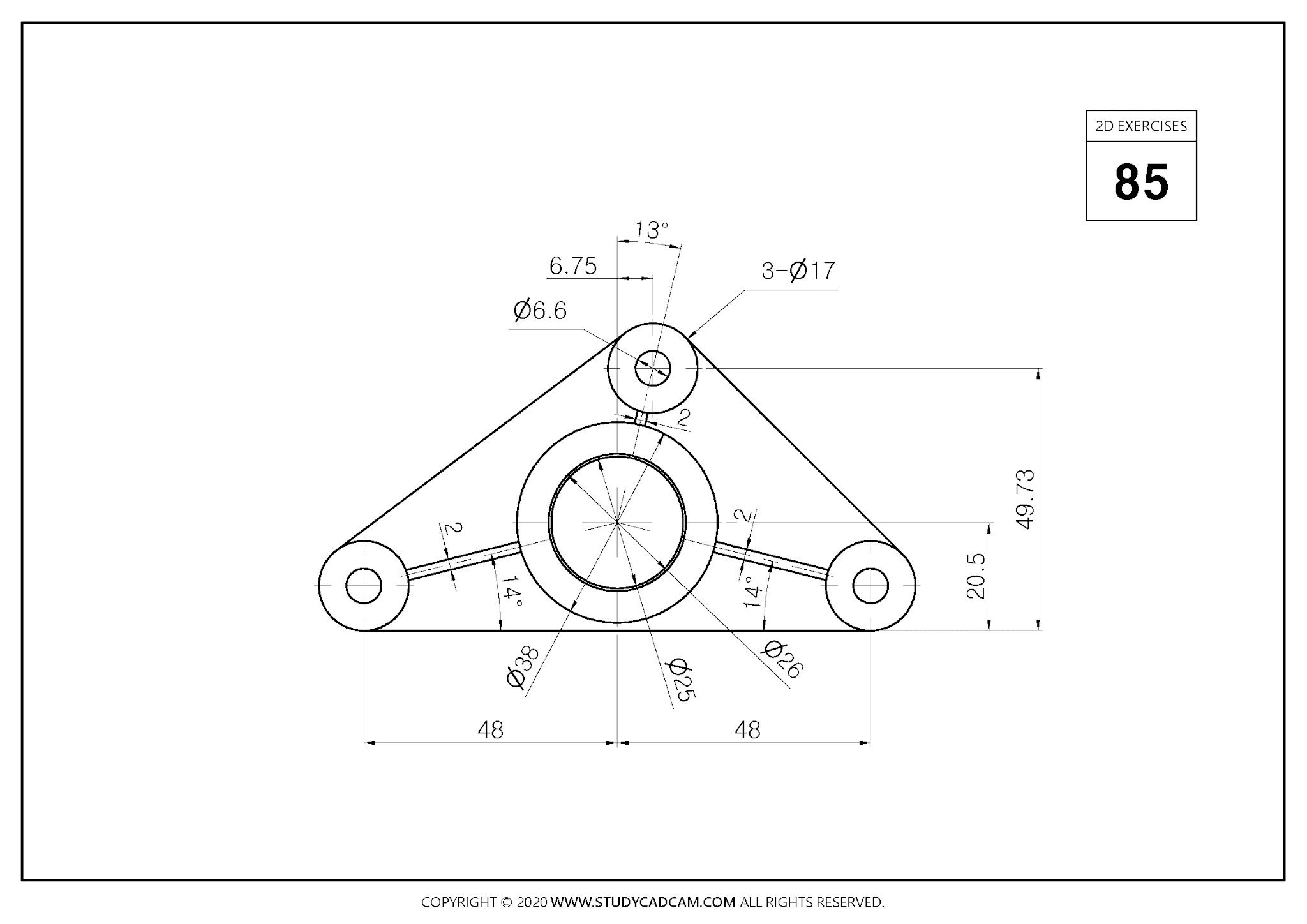 2D CAD EXERCISES 85