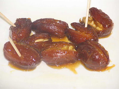 Receta navideña de dátiles con mazapán | Cocina