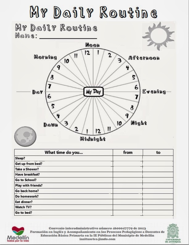 ENGLISH CLASS: Telling Time Class Sessions Planning