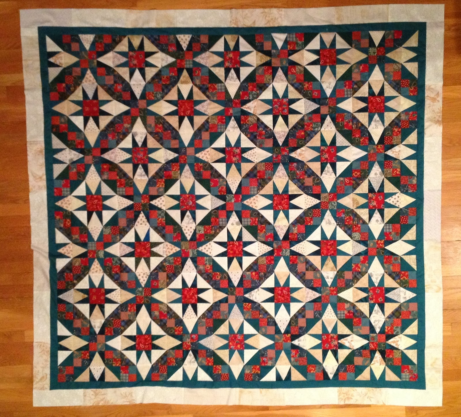 Small Quilts and Doll Quilts: Simplified Celtic Solstice Top is Finished!