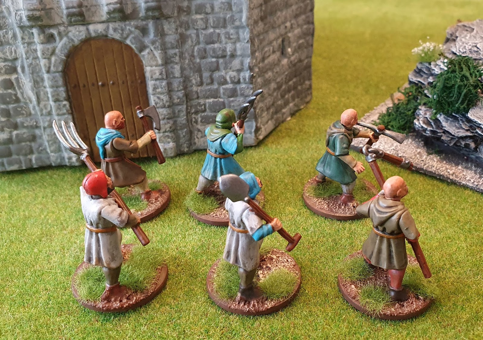 Tűzzel-Vassal Wargaming és más : Chłopi - Fireforge - Folk Rabble (2)