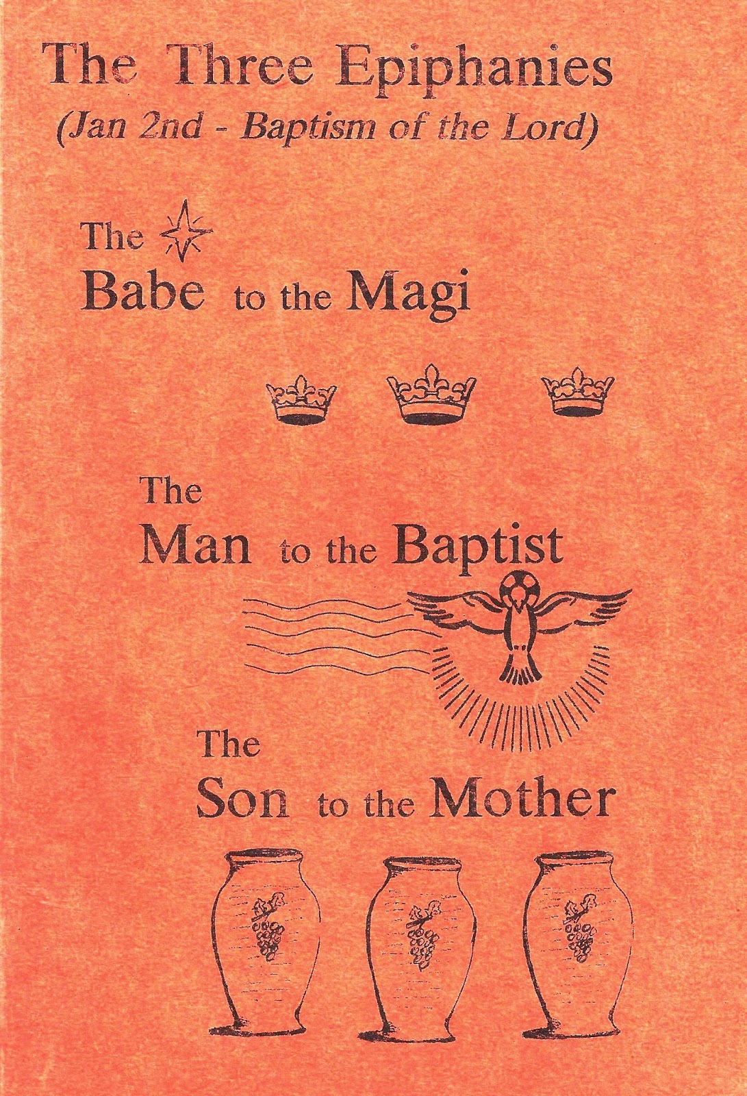 Dom Donald's Blog: Epiphany: 4 Sun. 2nd Sunday arter Christmas