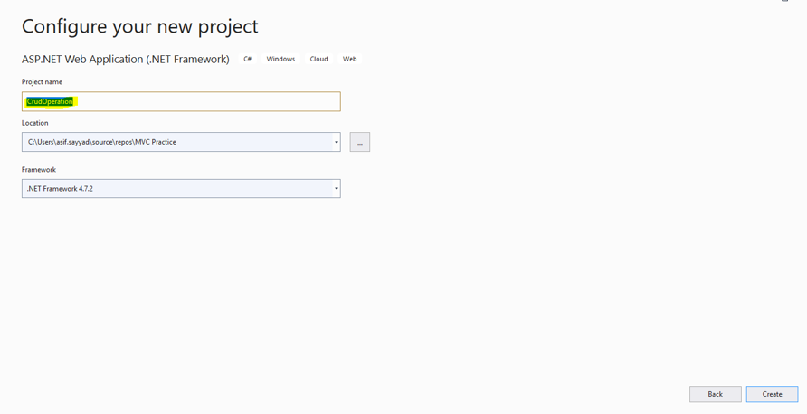 Net Blog By Asif Crud Operation Using Ef60 Code First In Aspnet Mvc