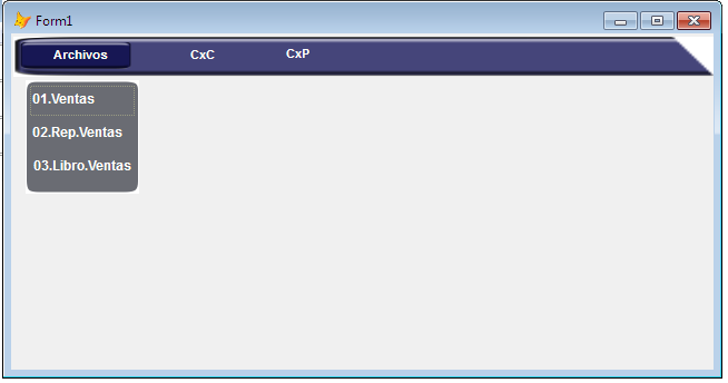 Menu estilo css en visual foxpro ~ Visual Foxpro