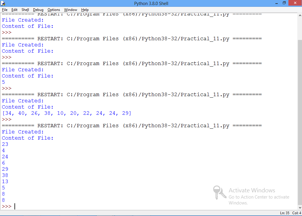 TGTPGTCS: Practical No: 11: - Create a binary file with 10 random ...