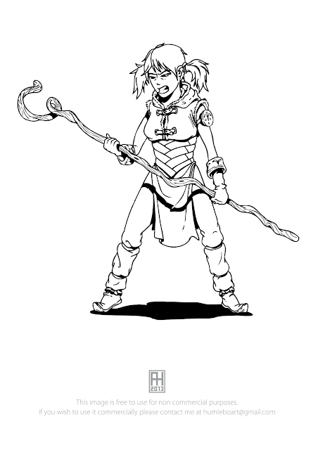 Humlebo art: Coloring pages: Mage