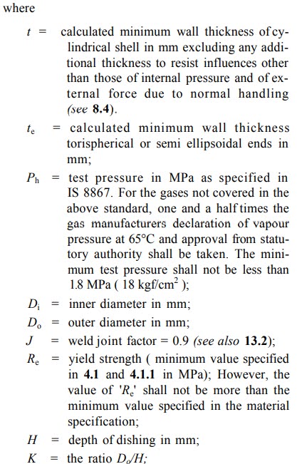 How to Calculate Minimum Wall Thickness of Tank